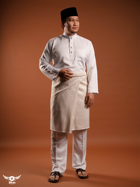 LIMITED OFFER – Tagged "BAJU MELAYU WHITE"– Bak Tailor